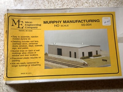 HO Scale 55-004 Micro Engineering Murphy Manufacturing Bldg NOT ALL ...