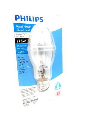 Philips Lighting 175W Metal Halide High Intensity Discharge Bulb M57/E ...