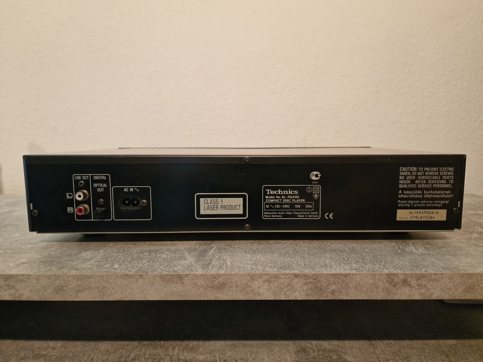 Technics SL-PG 490 CD-Player | eBay