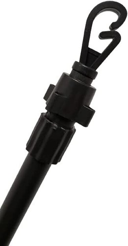 Telescopic Clothesline Support Pole Washing Line Adjustable Prop Home ...