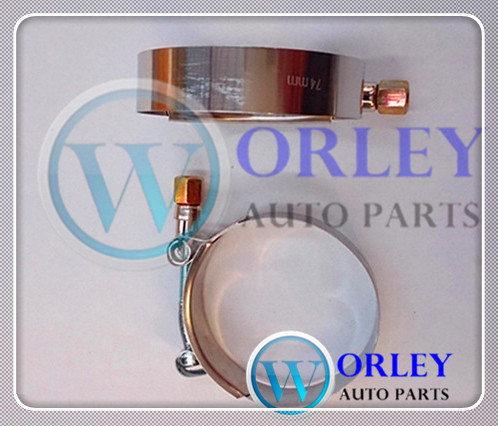 6 x 3 Inch / 76mm Inside Dimension Steel T-Bolt Silicone Hose Clamp (79 ...