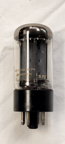 Amperex 5AR4/GZ34 Vacuum Tube By Mullard Bogen Great Britain - Tested ...