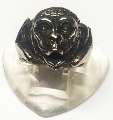 Monkey Chimp Silver Ring | eBay