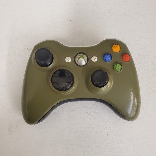 Official Microsoft Xbox 360 Limited Edition Halo 3 Green Controller ...