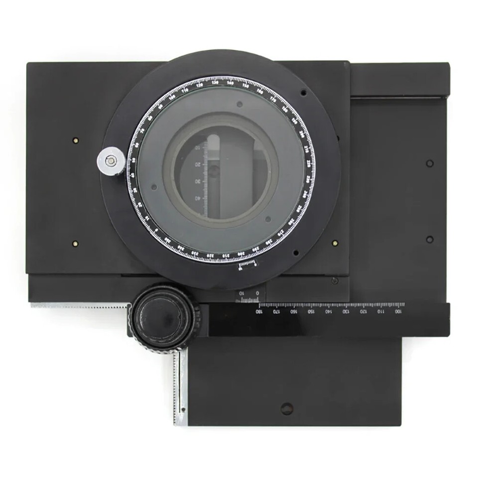 Precision Microscope Working Stage XY Axis Rotatable Rotating Stand ...