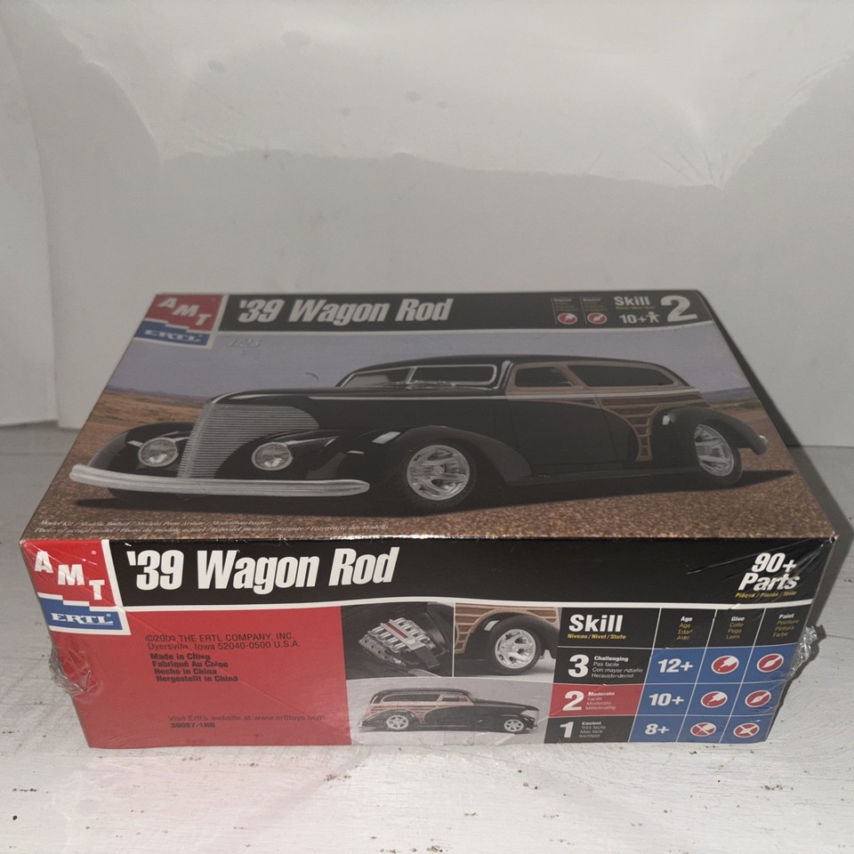 AMT Ertl 1/25 1939 39 Wagon Rod Chevy Chevrolet Street Rod Model Kit ...