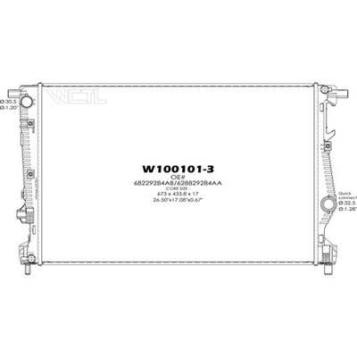 New Radiator fits 2015-2017 Chrysler 200 Sedan 68197299AC | eBay