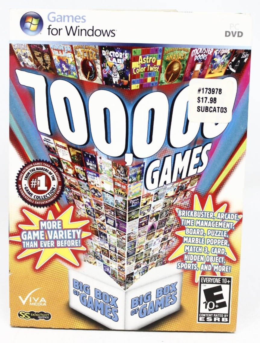 700,000 Games (PC, 2013) for sale online | eBay