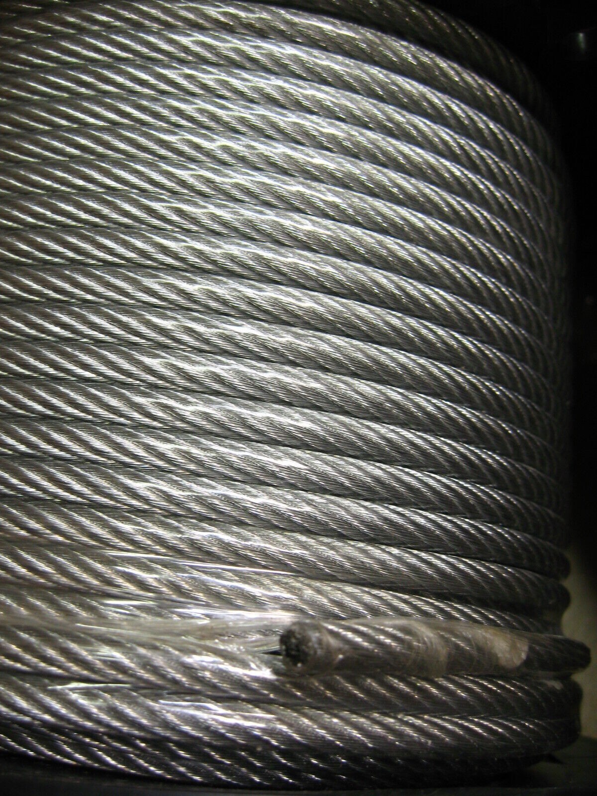 Dayton 3/16" x 250 FT Roll Galvanized Steel Rope Cable 1DLA9 | eBay