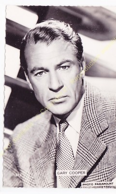 RPPC STAR GARY COOPER Photo PARAMOUNT Edit P.I. 628 | eBay
