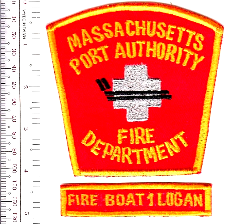 Fire Boat Massachusetts Port Authority Fire Department Fireboat 1 Patch ...