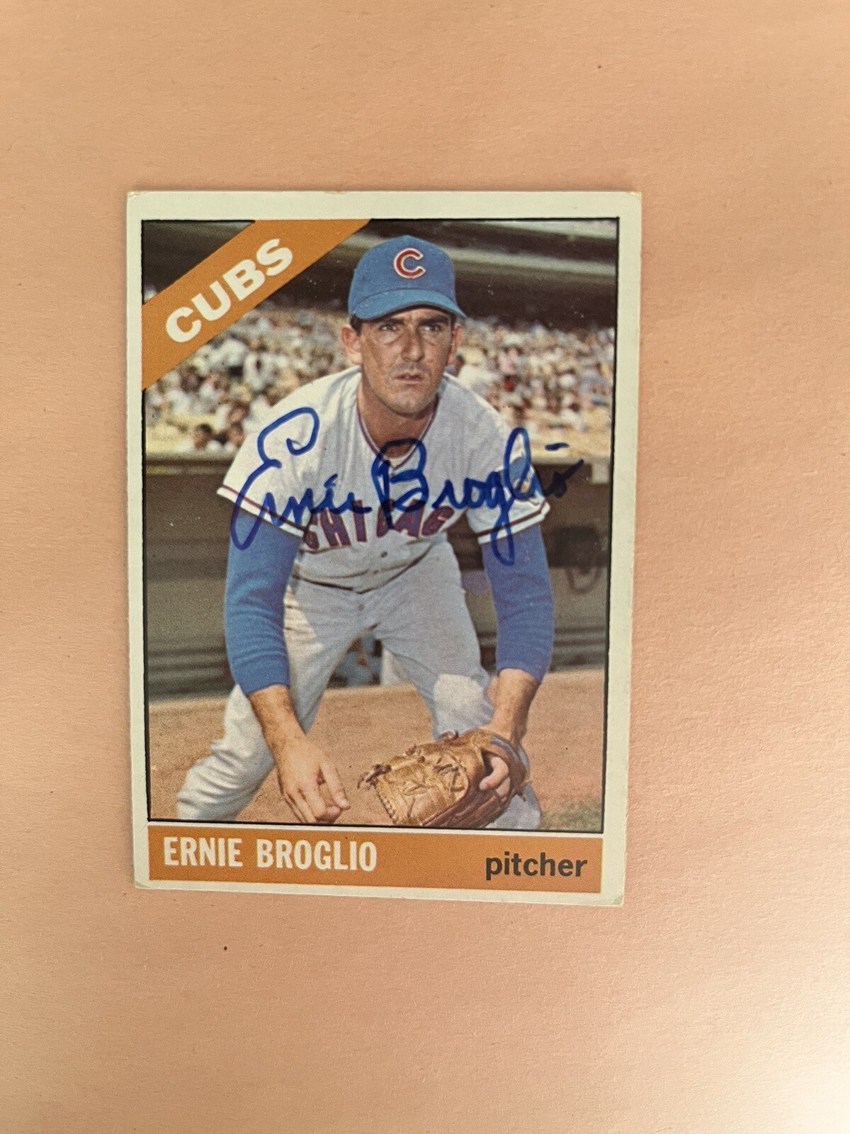 1966 Topps #423 Chicago Cubs Ernie Broglio Autograph. | eBay