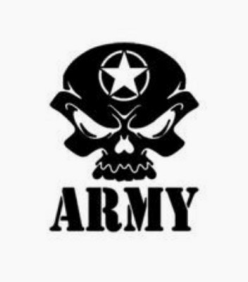 ARMY SKULL Vinyl Decal -Sticker for Car Truck Bumper Wall Window Laptop ...