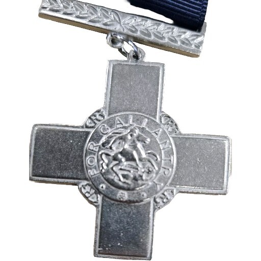 Full Size Replica George Cross Medal & Ribbon. Gallantry/Heroism Civil ...