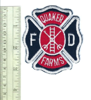 Quaker Farms (New Haven County) CT Connecticut Fire Dept. patch - NEW ...