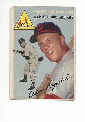 RIP REPULSKI 1954 Topps card #115 St Louis Cardinals FAIR | eBay