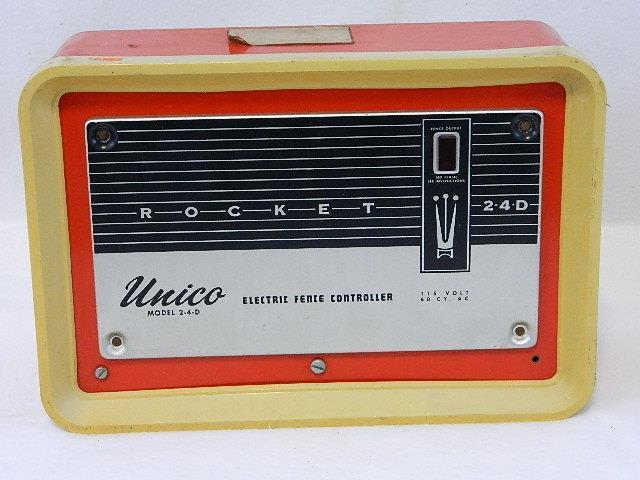 Unico VINTAGE Rocket Model 2-4-D Electric Fence Controller 115v TESTED ...