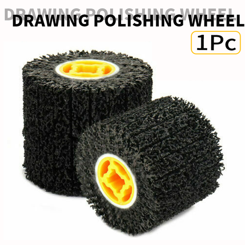 5'' Poly Strip Polishing Drawing Wheel Cleaning F Metal Paint Rust ...