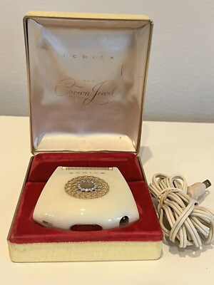 SCHICK Crown Jewel Model 100 Vintage Ladies Electric Shaver Razor ...