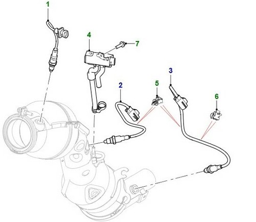 GENUINE JAGUAR XE XF F-PACE F-TYPE PETROL DPF PRESURE SENSOR T2H40295 ...
