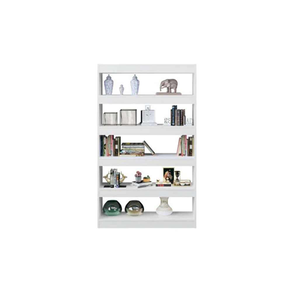 Book Cabinet Room Divider 100 X 30 X 166 Cm High Gloss White | eBay