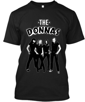 NEW! Popular The Donnas American Music Retro Art Vintage Logo T-Shirt ...