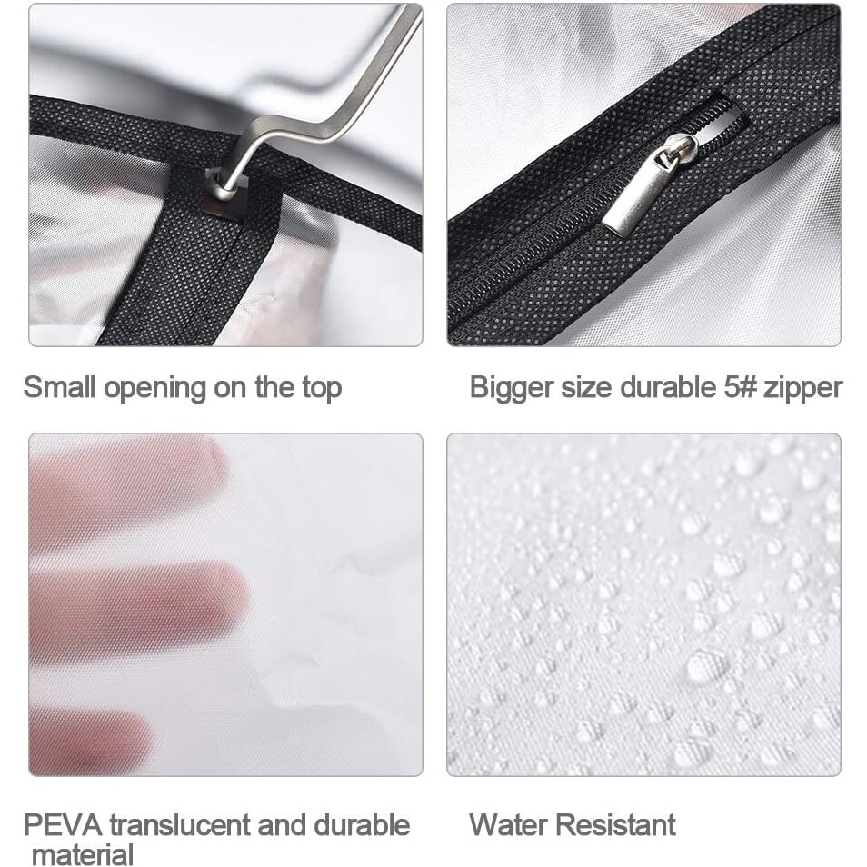 Garment Bags for Closet Storage Garment Covers Clear Clothes Protectors ...