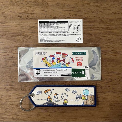 Snoopy Peanuts Keychain Flight Tag - , Unused | eBay