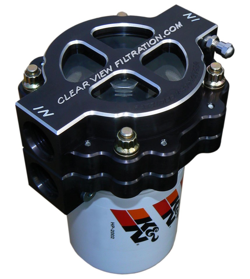 Clear View Filtration Screw-On See Through Oil Filter 400-115-B | eBay