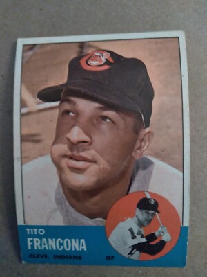 1963 Topps #248 Tito Francona, EX +/NM | eBay