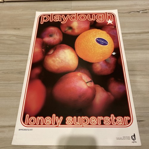 Playdough Lonely Superstar 11x17 Album Poster Christian Rock Tooth ...