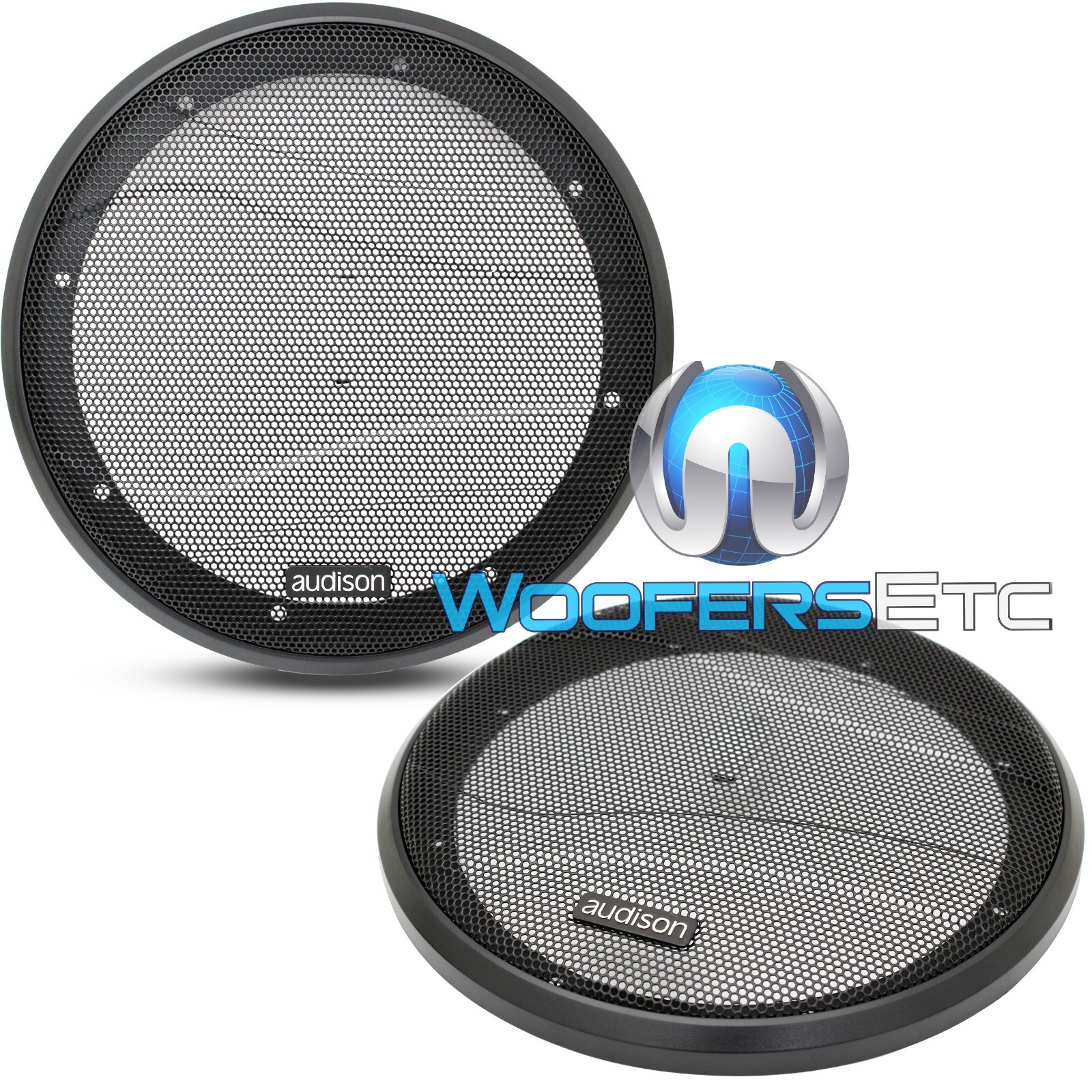 AUDISON AP8 PRIMA 8" MIDRANGE 4-OHM 100W RMS SPEAKERS CAR AUDIO PAIR ...