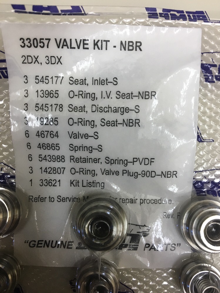 Cat Pumps 33057 Valve Kit OEM, Cat Pump 2DX, Cat Pump 3DX | eBay