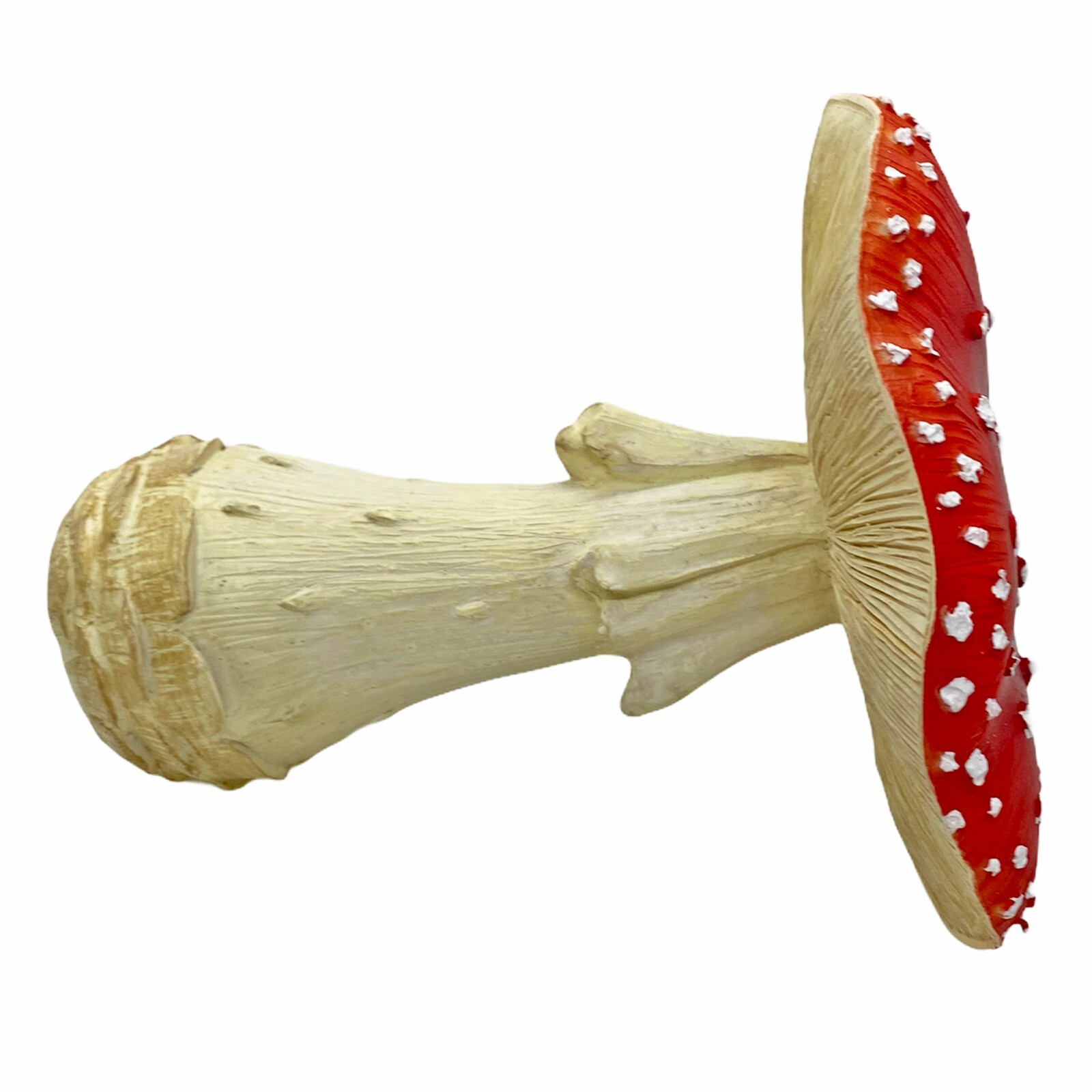 Large Garden Mushroom Ornament Red Cap Toadstool Fairy Garden ...