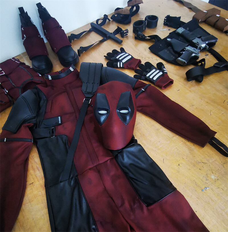 Deadpool Wade Winston Wilson Cosplay Mask Full Face Helmet Handmade ...
