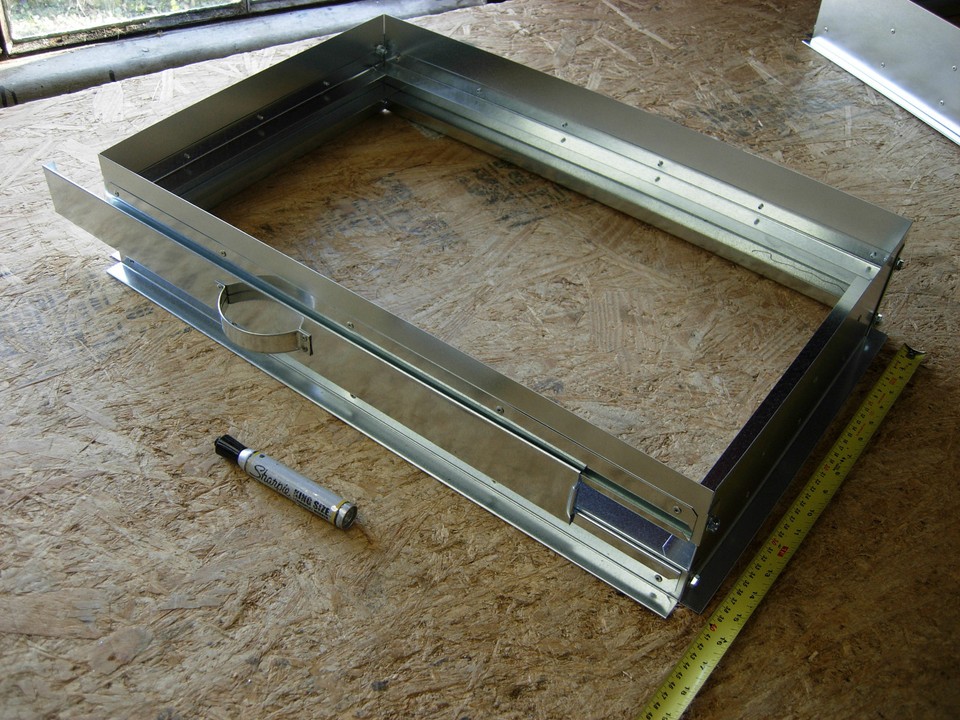 Return Air Filter Rack 25 x 16 x 1" filter,duct work,hvac,heating. Long ...