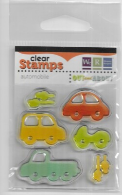 WE R MEMORY KEEPERS CLEAR STAMPS AUTOMOBILE FREE SHIPPING | eBay