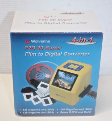 NEW Wolverine F2D 20-Super 4-in-1 Film to Digital Converter | eBay