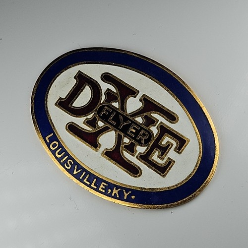 RARE Vintage DIXIE FLYER Automobile Radiator Badge Motor Car Hood ...