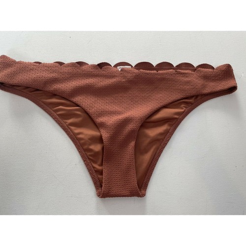 Topshop Textured Scallop Bikini Swim Bottom Rust Brown US Size 8 | eBay