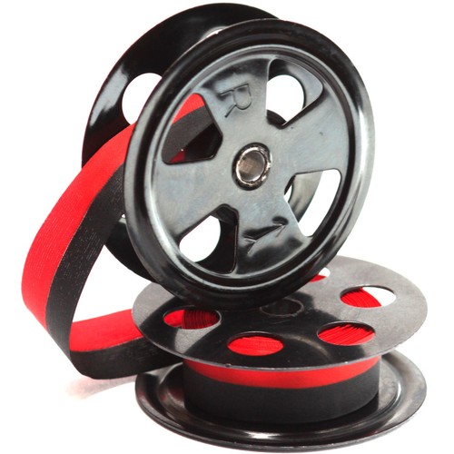 Smith Corona Four Typewriter Twin Metal Spools & New Black Red Ribbon ...