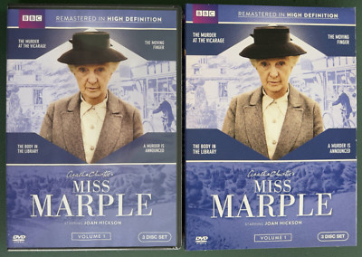 Miss Marple, Volume One (3 DVDs + Slipcover) MINT, FACTORY SEALED, Ohio ...