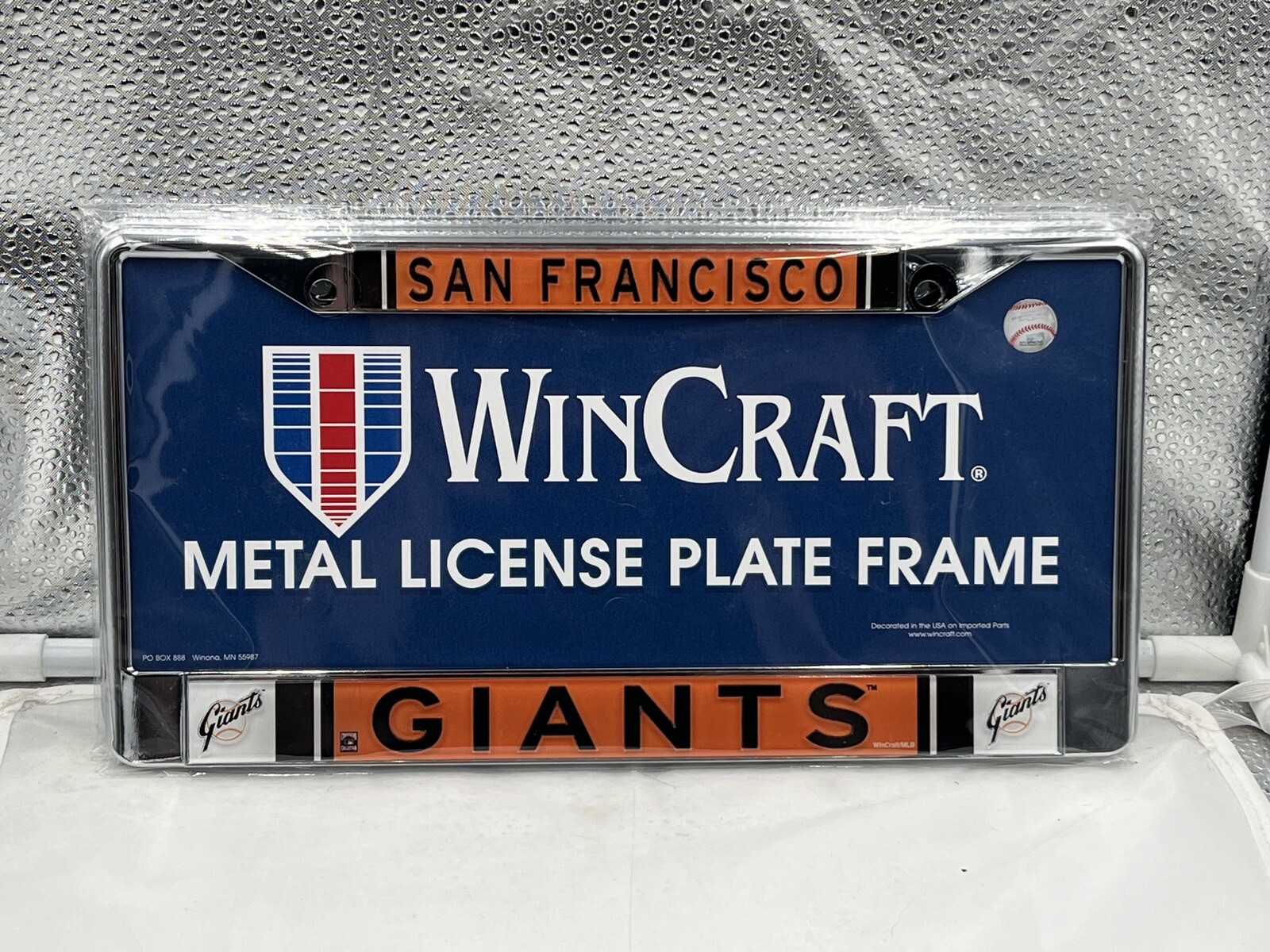 San Francisco Giants MLB Throwback Laser Cut License Plate Frame ...