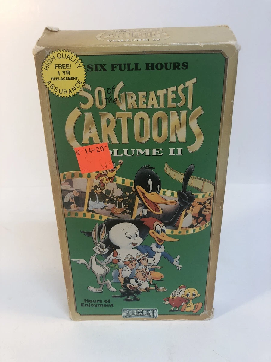 100 Greatest Cartoons Vhs Tape