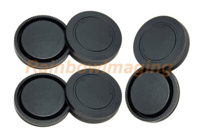 3 Pcs Lens Rear Cover Protective Cap Camera Body Sensor Caps for Sony E ...