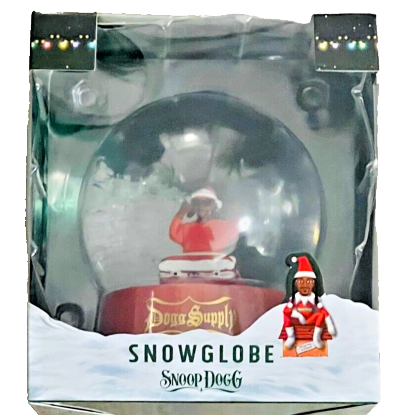 NEW Snoop Dogg A Hood Tradition SNOWGLOBE Holiday 5" Red Car Glass Snow ...