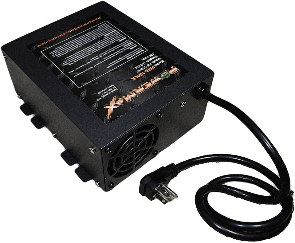 NEW Powermax PM3-100LK 100 Amp 12 Volt Power Supply Converter LED Light ...