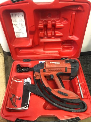 Used Hilti GX-100 Automatic Gas Actuated Nail Gun Fastening Tool w/ Box ...