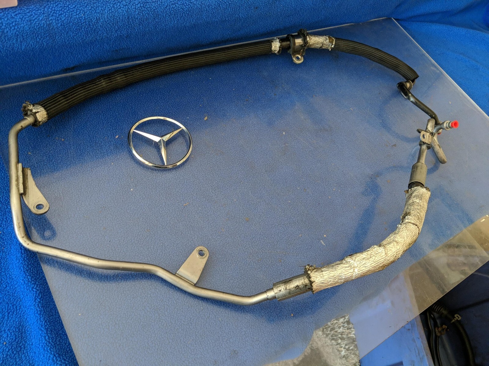 07-14 Mercedes W221 S600 CL65 Power Steering High Pressure Line Hose ...