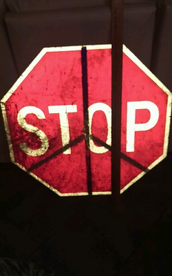 LARGE STOP SIGN 18"H x 30"W | eBay